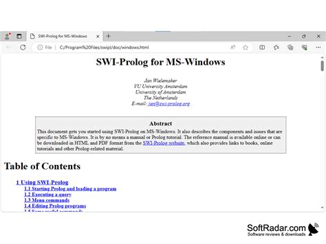Download Swi Prolog For Windows 11 10 7 881 64 Bit32 Bit