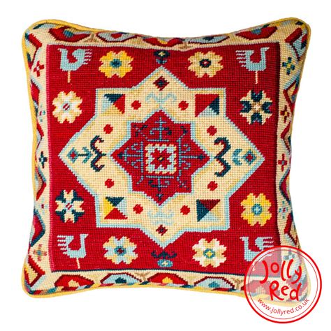 Peacock Star Needlepoint Tapestry Kit By Jolly Red Somerset