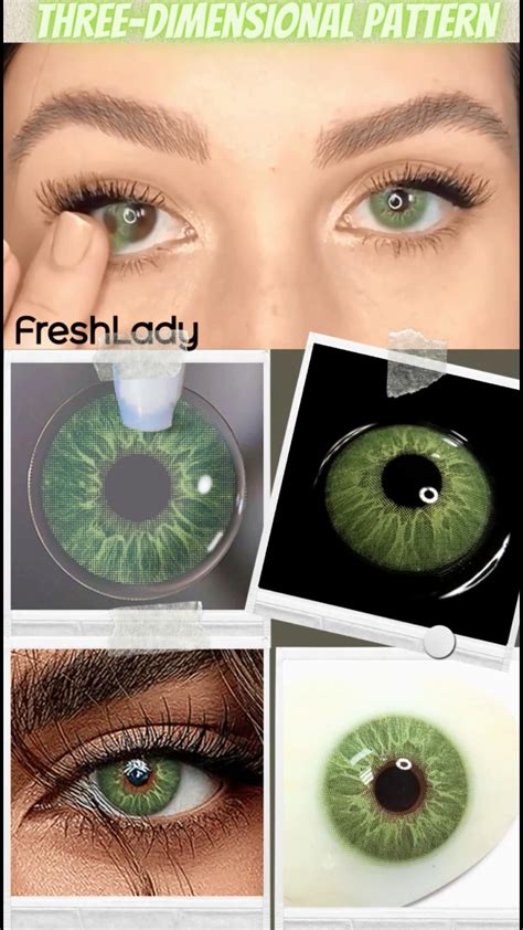 Mislens Rare Iris Green Colored Contact Lenses Colored Contacts