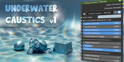Underwater Caustics Shader Blendernation Bazaar