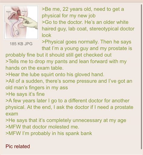 Anons First Prostate Exam Greentext