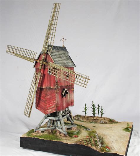 European Windmill Rt Diorama