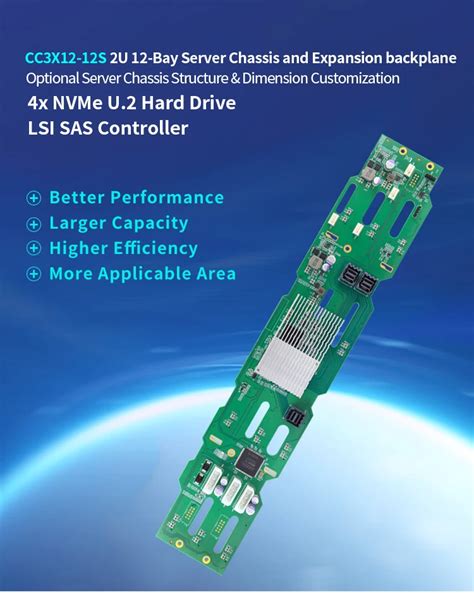 2u 12 Bay Rackmount Chassis With Expander Backplane Cc3x12 12s Buy 2uexpander Backplane12