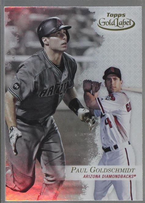 2017 Topps Gold Label Paul Goldschmidt 32 Class 3 For Sale Online Ebay