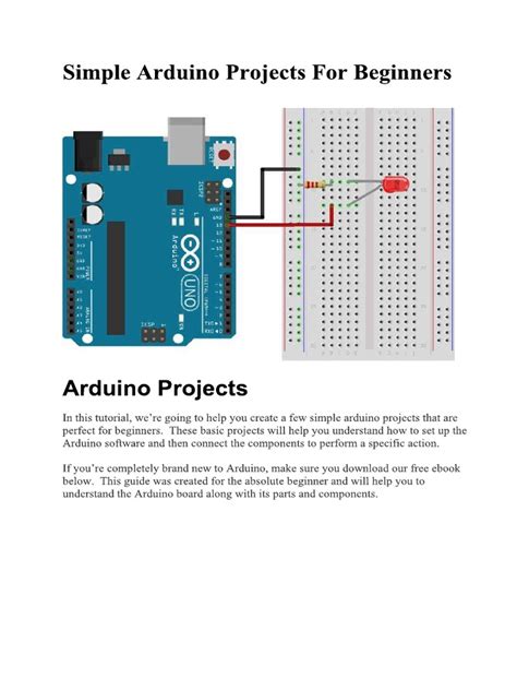simple arduino projects pdf pdf