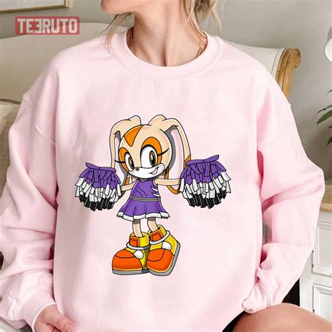 Cheerleader Rabbit Shadow The Hedgehog Unisex Sweatshirt Teeruto