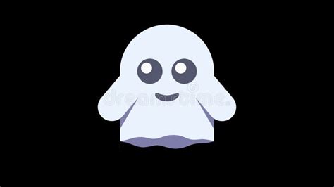 Animation Of Flying Cute Ghost Stock Video Video Of Modern Loading