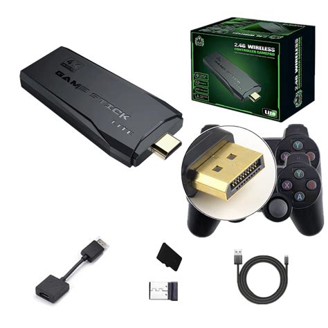 Retro Game Console With Wireless Controllers Built In 9 Emulators Compatible With 20 000