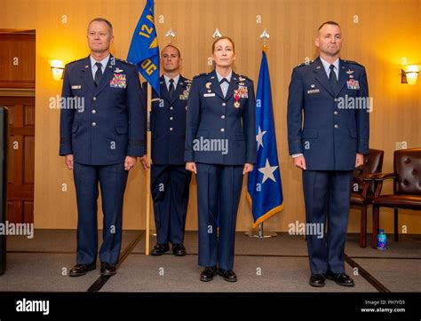 Us Air Force Col Kim Campbell Outgoing Commander 612th Theater