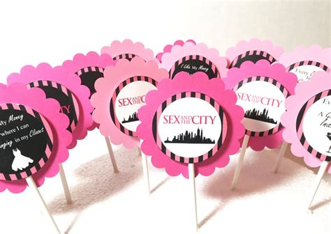 Sex And The City Party Decoration Bachelorette Party Girls Etsy