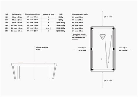 Billiard Table Dimensions Standard Billiard Table Sizes An Official