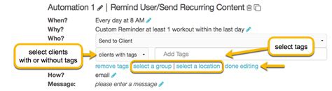 How Do I Set Up Automatic Reminders For My Clients Exercise Com