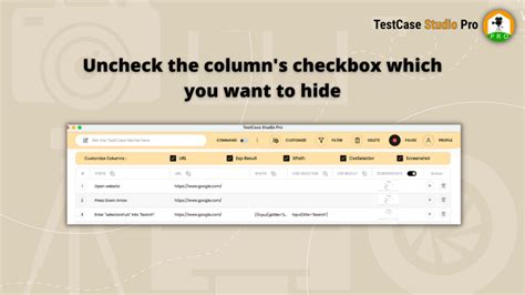 Tcs Pro Customize Ui Selectorshub