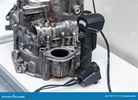 3d Scanner For Reverse Engineering Stock Image Image Of Measure