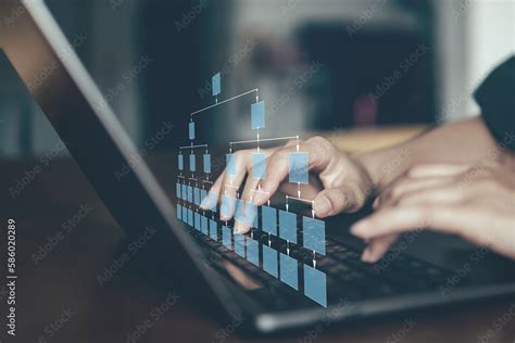 Business Process And Automate Workflows With Flowcharts Management Business Hierarchy The