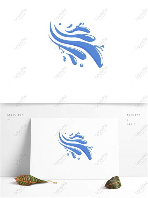 물 흐름 드롭 요소 만화 푸른 유체 일러스트 Png 및 벡터 이미지 무료 다운로드 Lovepik