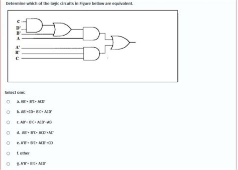 Solved Determine Which Of The Logic Circuits In Figure Chegg Com