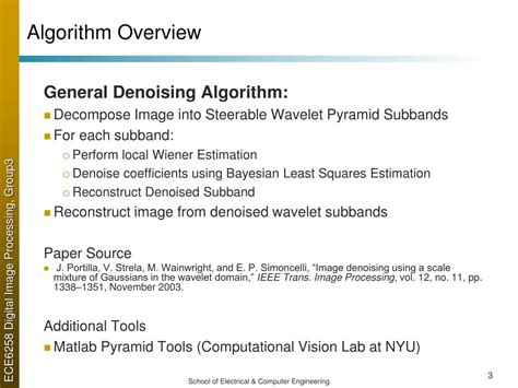 Ppt Image Denoising Using Gaussian Scale Mixtures In The Wavelet
