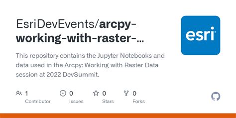 Github Esridevevents Arcpy Working With Raster Data This