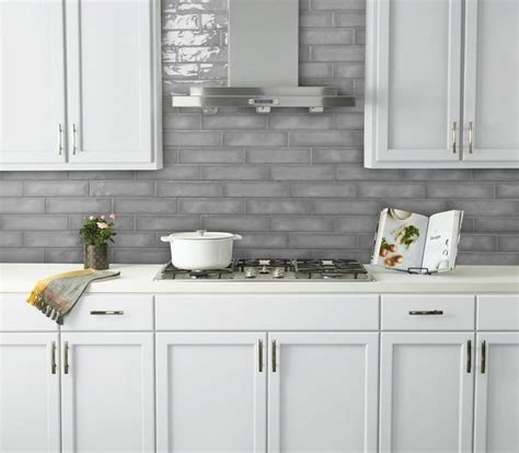 La Belle Nimbus Fog Polished Gray Ceramic Tile Grey Ceramic Tile