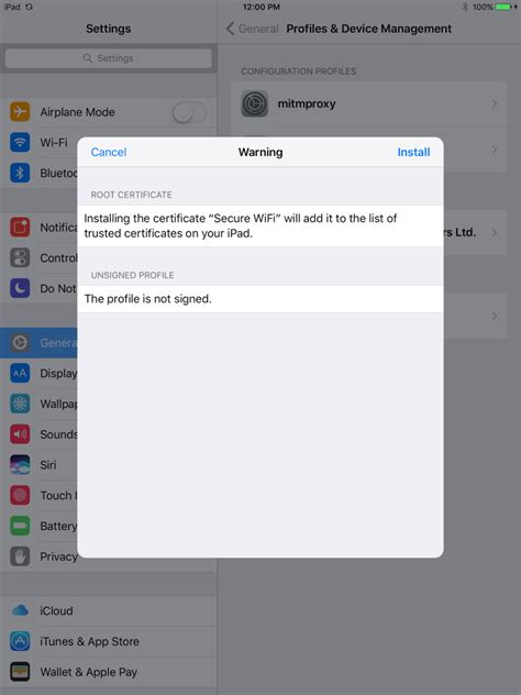 certificate pinning and man in the middle attacks on mobile apps