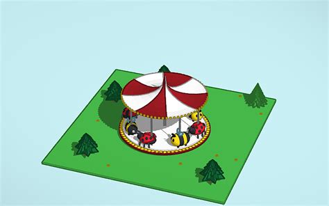 3d Design Copy Of Carousel Challenge Tinkercad