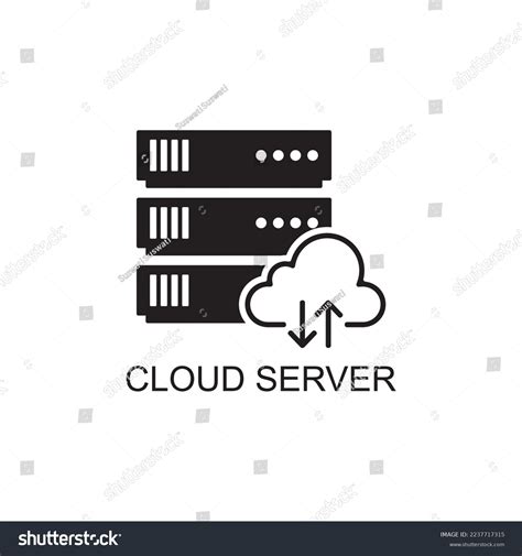Cloud Server Icon Data Icon Stock Vector Royalty Free 2237717315 Shutterstock