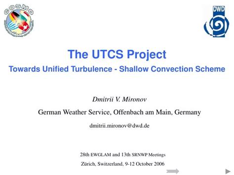 Ppt The Utcs Project Towards Unified Turbulence Shallow Convection Scheme Powerpoint