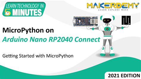 Micropython On Arduino Nano Rp2040 Connect 2021 Learn Technology In