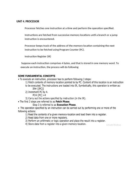 Unit 4coa Pdf Central Processing Unit Integrated Circuit
