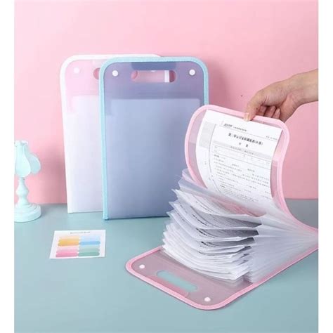 A4 Expanding File Folder 13 Layers Accordion Document Organizer Expanding File Folder School