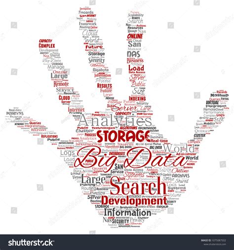 Conceptual Big Data Large Size Storage Stock Illustration 1075087502 Shutterstock