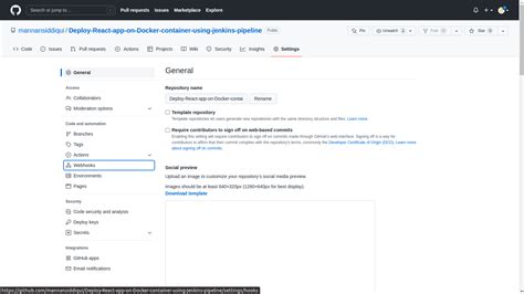 github mannansiddiqui deploy a react app on a docker container using a jenkins pipeline
