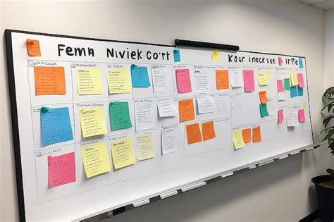 Premium Photo Scrum Agile Board To Increase Productivity For Team Work