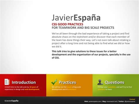 Css Good Practices Ppt