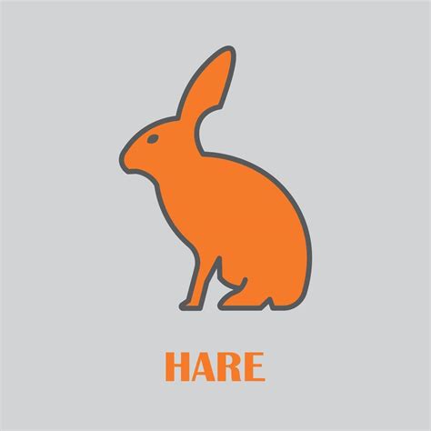 Hare Logo Designhare Icon 48261561 Vector Art At Vecteezy