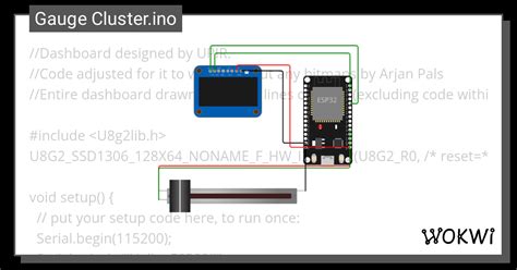 Gauge O Wokwi Esp32 Stm32 Arduino Simulator