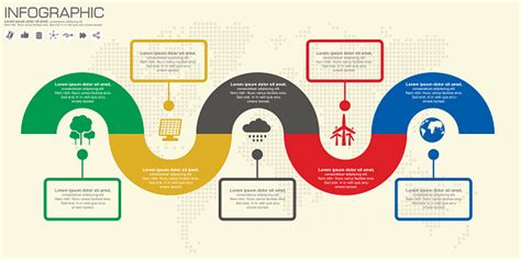Vector Circle Infographic Template For Diagram Graph Presentation And Chart Business Concept