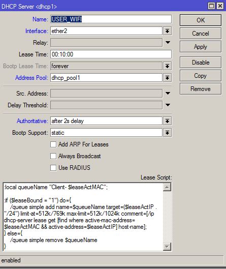 Cara Setting Simple Queues Otomatis Di Mikrotik Dari Dhcp Lease Catatan Shand