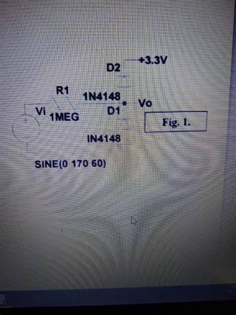 For The Above Circuit 1 The Function Of The Diode
