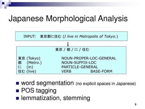 Ppt Applying Conditional Random Fields To Japanese Morphological