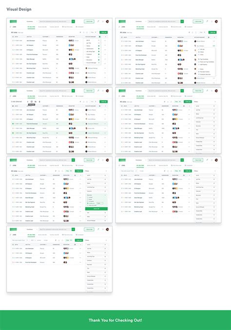 Applicant Tracking System Redesign On Behance Applicant Tracking System Redesign On Behance