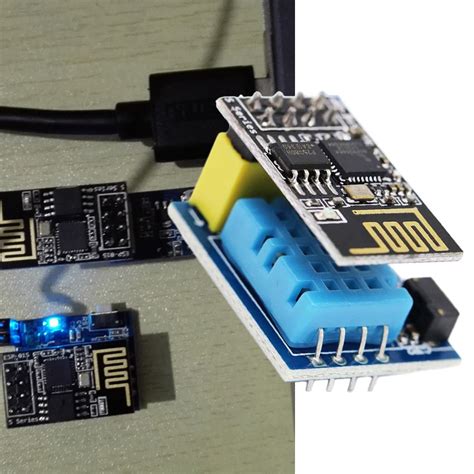 Esp 01dht11dht22 Module Wifi Humidity And Temperature Esp8266