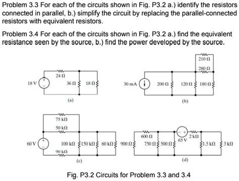 Problem 33 For Each Of The Circuits Shown In Fig P32 A Identify