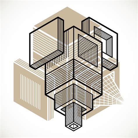 Premium Vector 3d Design Abstract Vector Dimensional Cube Shape