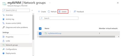 クイックスタート Azure Portal を使用して Azure Virtual Network Manager でメッシュ ネットワーク トポロジを作成する Microsoft Learn