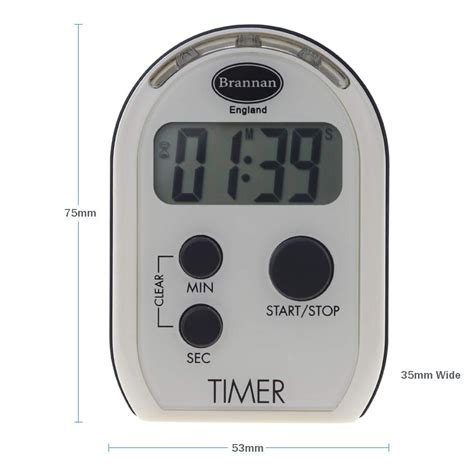 Visual Timer Multi Function With Vibrating Audible And Flashing Alarm Seniors Countdown Timer