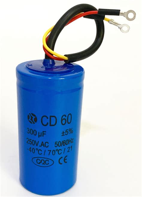 Cd60 300uf Heavy Duty Electric Motor Starting Capacitors Motor Start C