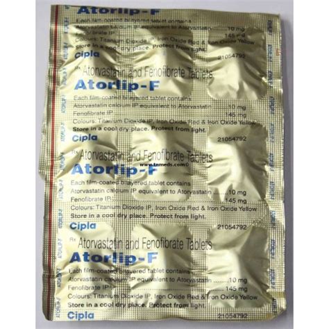 Atorlip F Order Online And Save On Medicines