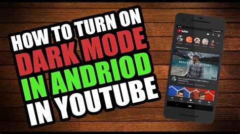 How To Enable Dark Mode On Youtube Android Ios In Just 5 Seconds [2019] Dark Mode Your Life